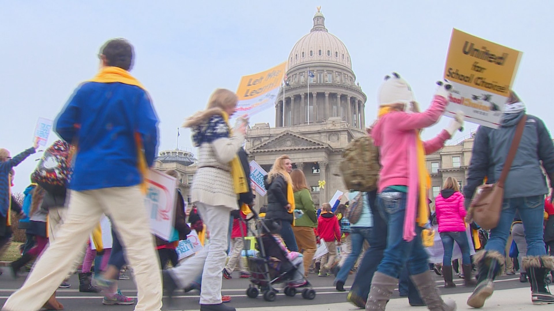 Hundreds march to support school choice in Idaho | ktvb.com