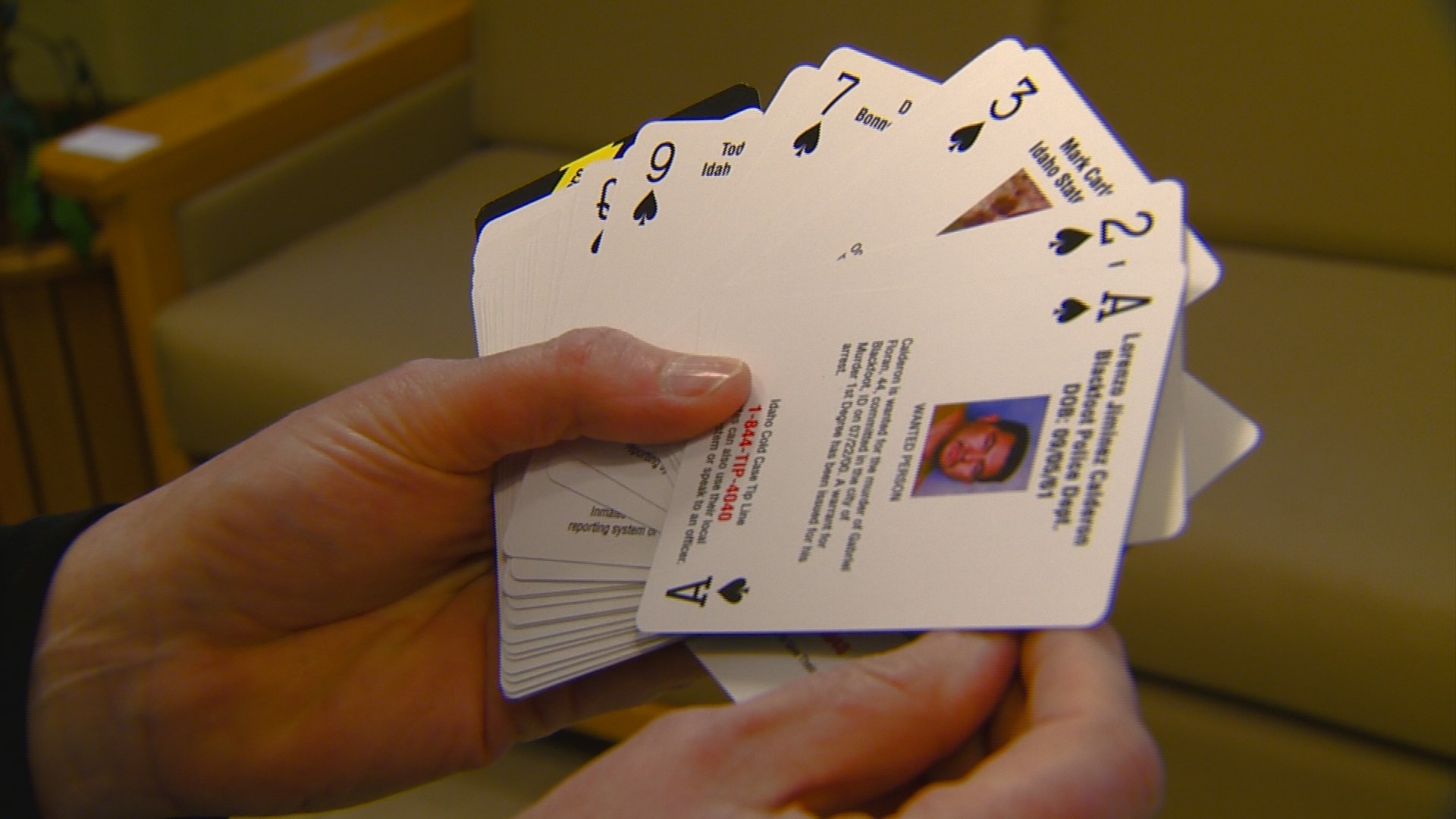 Playing cards featuring Idaho cold cases distributed to prisons | ktvb.com