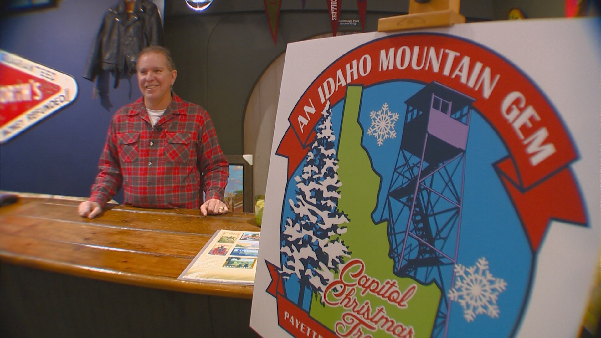 Idaho artist unveils logo for national Christmas tree | ktvb.com