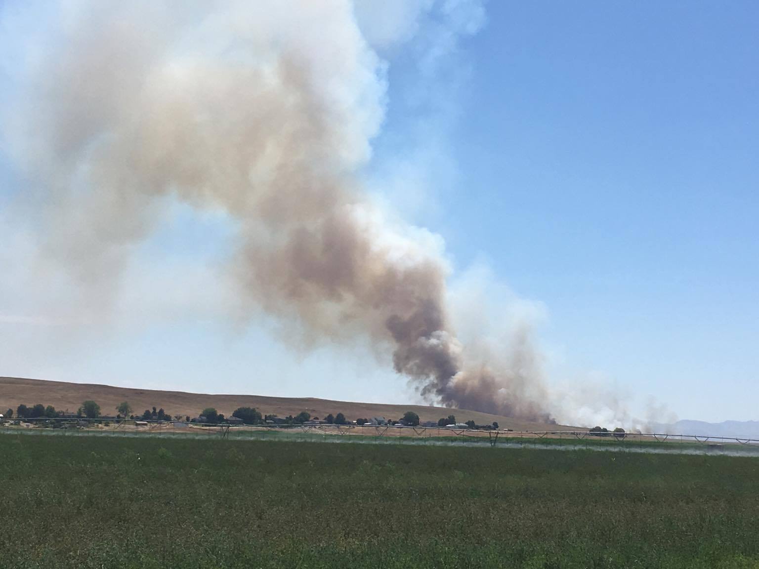 Wildfire burning southwest of Kuna | ktvb.com