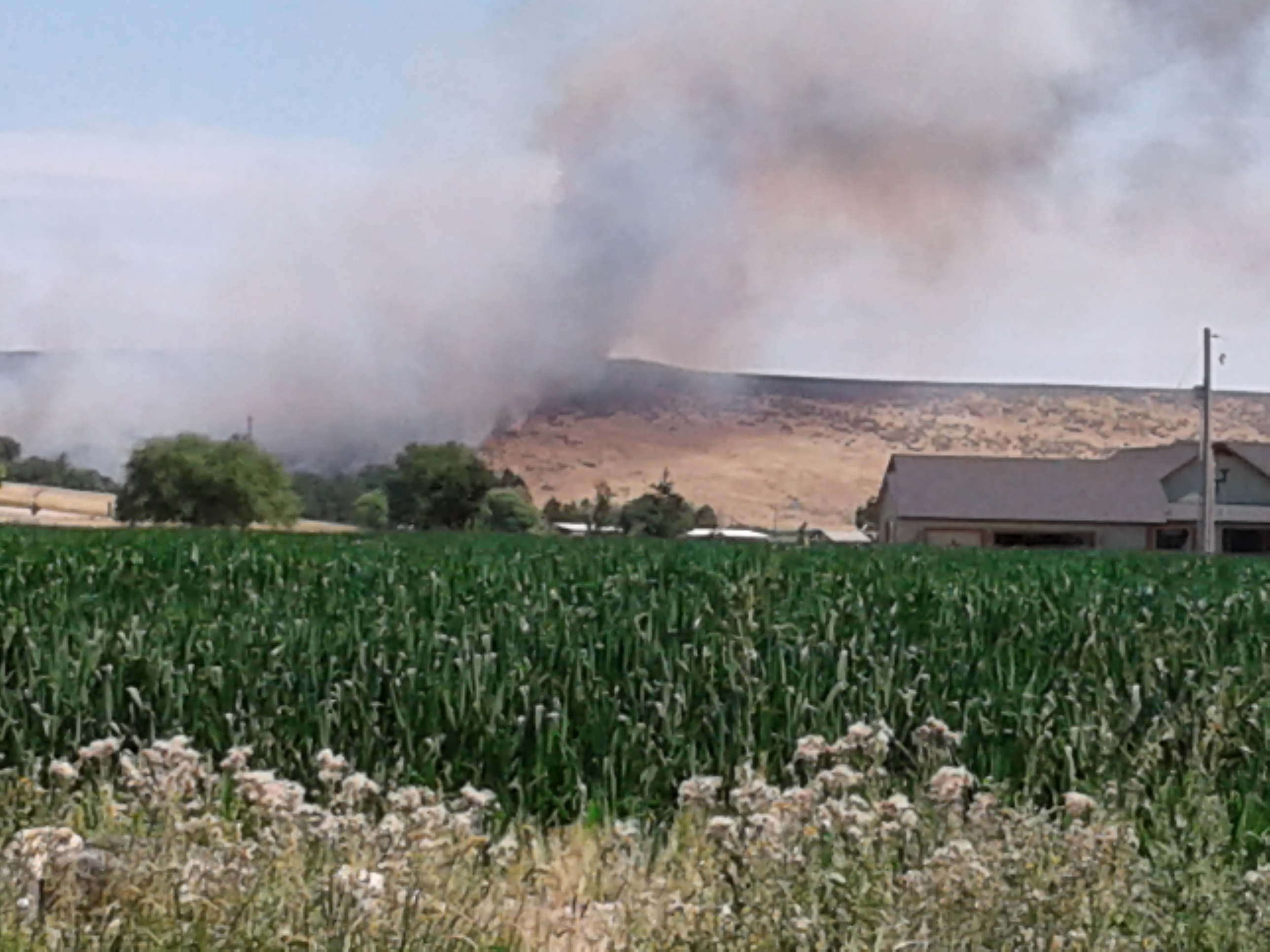 Wildfire burning southwest of Kuna | ktvb.com