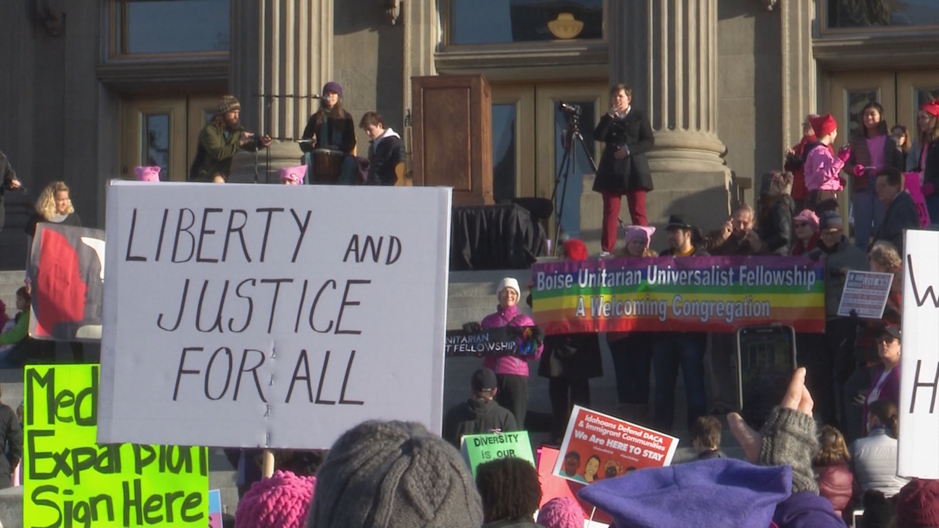 Messages of equality take center stage at Boise women's rally | ktvb.com